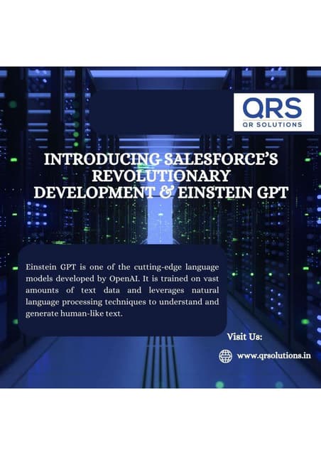 Introducing Salesforce’s Revolutionary Development & Einstein GPT | PDF Introducing Salesforce’s Revolutionary Development & Einstein GPT | PDF