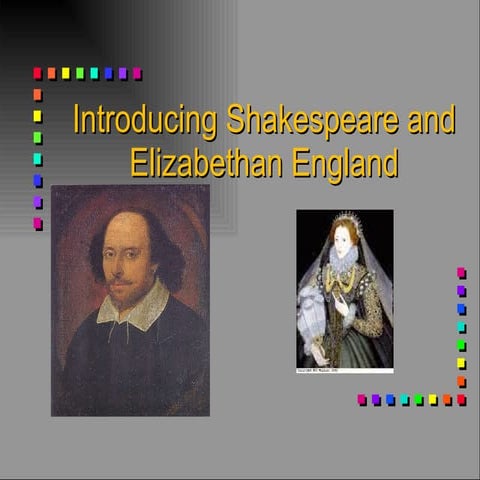 Introducing shakespeare | PPT