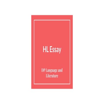 Introducing the HL Essay, Class of 2021.pptx