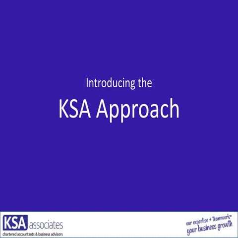 Introducing the ksa approach | PPT