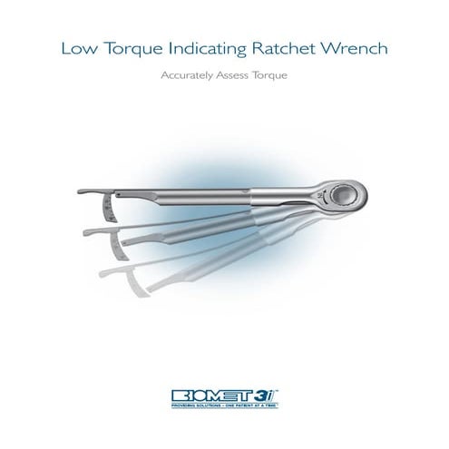 Low Torque Indicating Ratchet | PDF