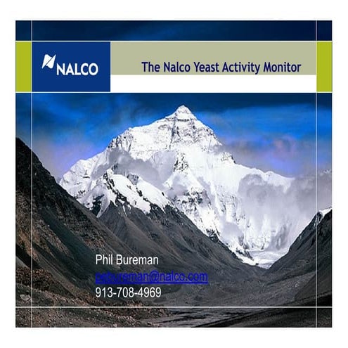 Introducing The Nalco Yeast Activity Monitor | PDF