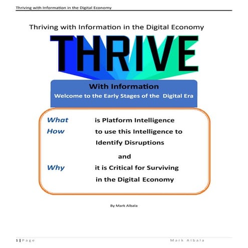 Introducing thriving with information in the digital economy | PDF