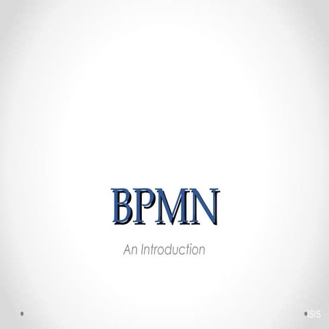 Introduciton to bpmn | PPT