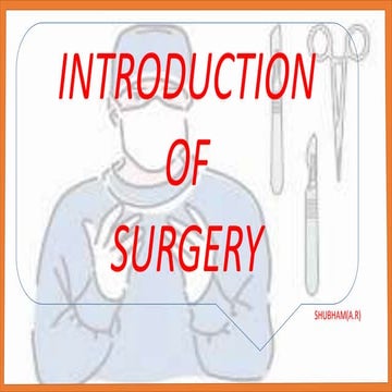 Introducofsurgery | PPTX
