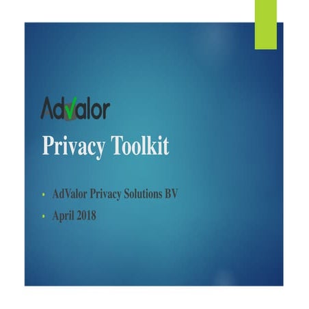 Toolkit AVG (GDPR) | PDF