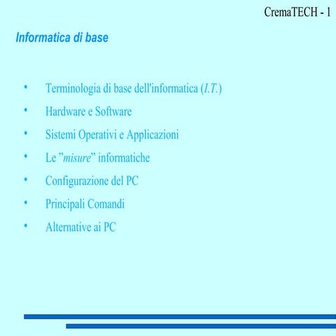 Introduzione | PDF | Computing | Technology & Computing