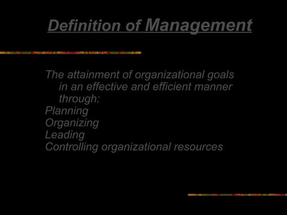 Introduction to Management | PPT