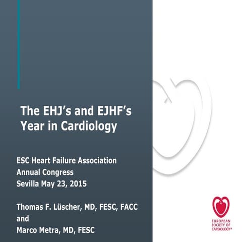 The EHJ's and EJHF's Year in Cardiology | PDF | Heart and ...