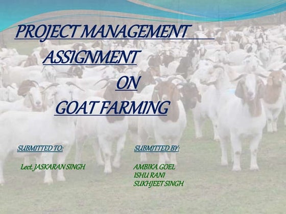 Goat farming | PPT