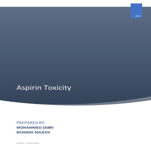 aspirin toxicity | PDF