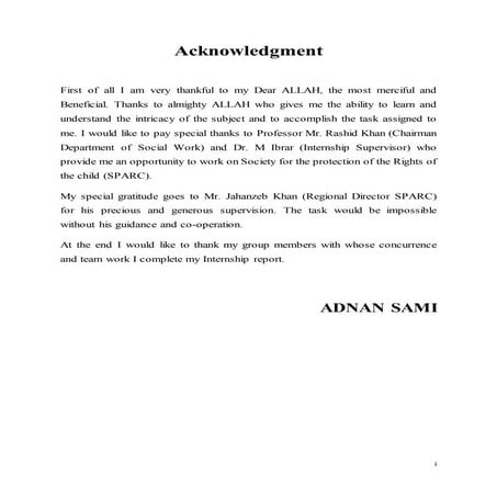 SPARC INTERNSHIP Introduction | PDF