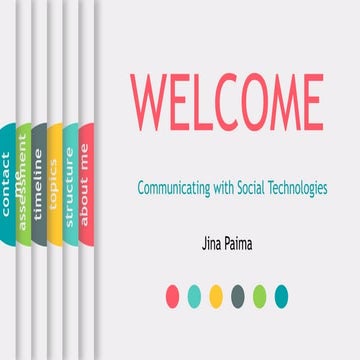 Introduction to the course | PPT