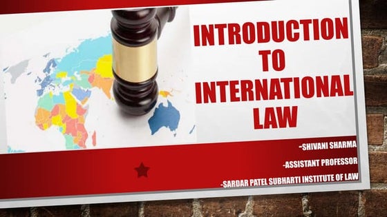 International law-int | PPT