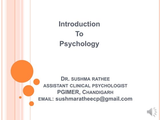 Chapter 1: PSYCHOLOGY | PPTX | Science