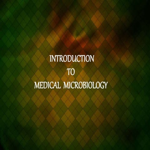 Introduction to microbiology | PPTX