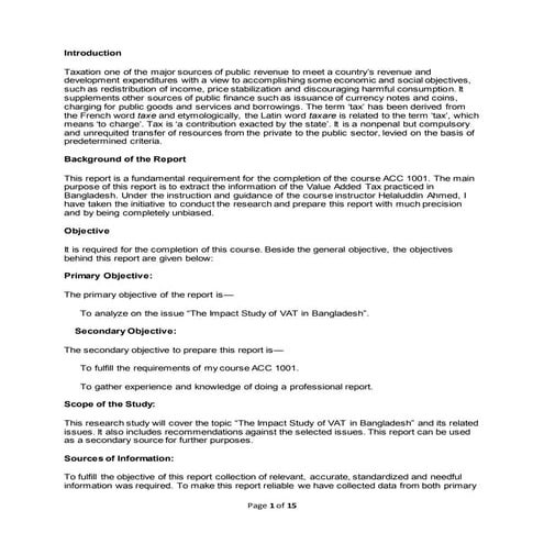 Value Added Tax (VAT) | PDF