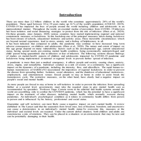 Gen Z, Covid 19 and The Mental Health crisis response to government policy.pptx