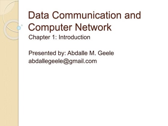 Communication protocol presentation | PDF