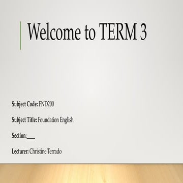 Introduction presentation for University | PPTX