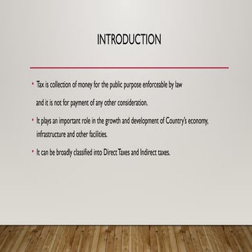 INTRODUCTION, Assessment Year,Assessee pptx | PPTX