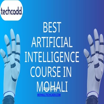 Best Machine Learning Course in Mohali | AI, Python, ML Algorithms ...