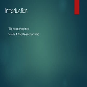 Introduction of web development how to start how many language to you ...