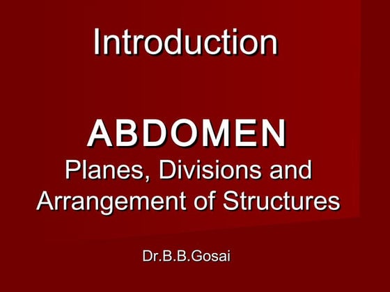 9 region of Abdomen | PPTX