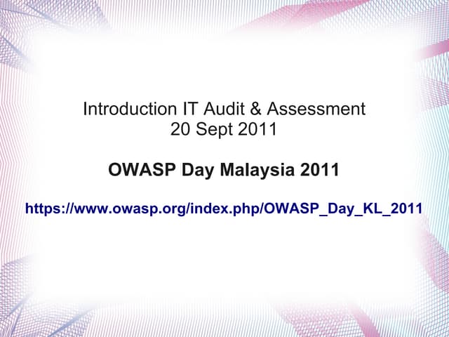 The Malaysian Government Interopersbility Framework For Open Source Software MyGIFOSS | ODP