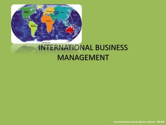 International Business | PPTX
