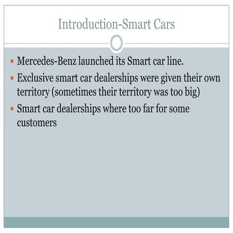 Introduction smart cars | PPT