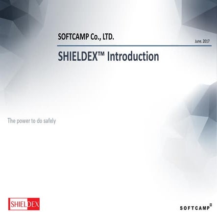 SOFTCAMP SHIELDEX INTRODUCTION | PDF
