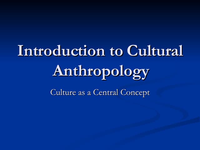 Research methods in anthropology | PPTX