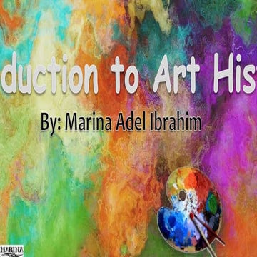 Introduction to art history (beginner-level) | PPTX