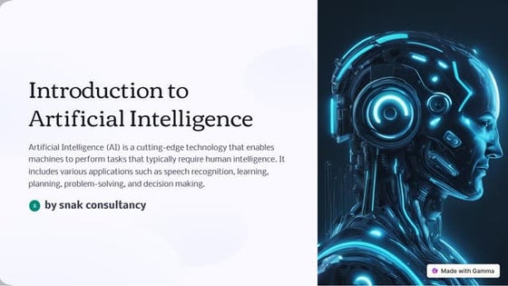 Artificial Intelligence and its Impact on Society | PPT