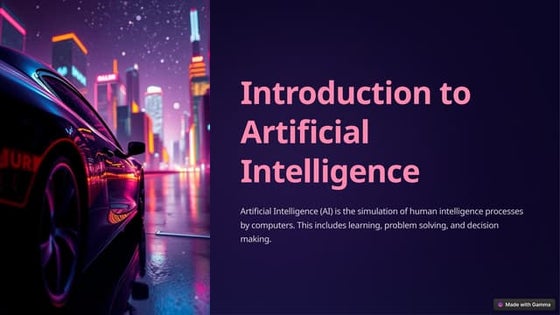 Introduction - to-ai Features of Ai how to use ai | PPTX