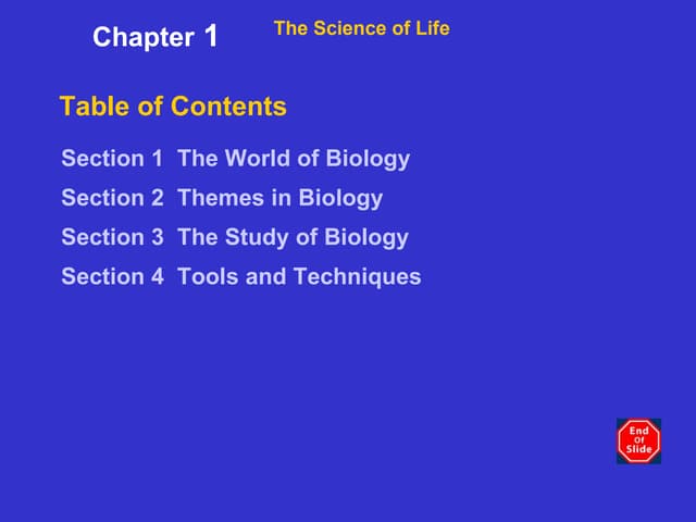 Lesson 1 Introduction to Biology | PDF