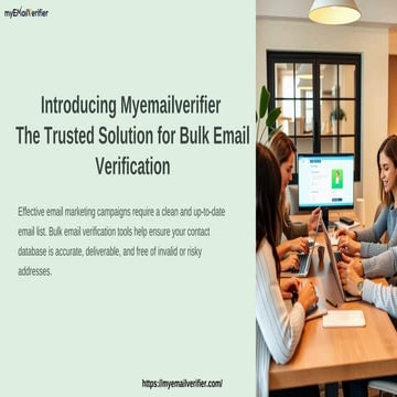 Introducing myemailverifier: The Trusted Solution for Bulk Email ...