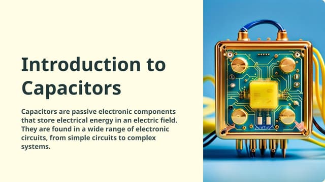 Class 12th Physics Project File (Capacitors) 23-24 | PDF
