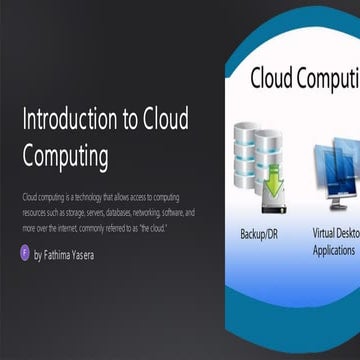Introduction To Cloud Computing Training Ppt