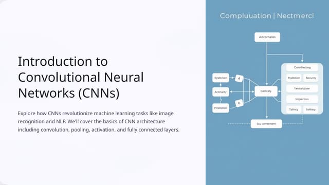 Introduction To Convolutional Neural Networks Cnns Pptx