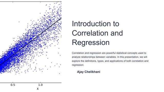 Correlation | PPT | Physics | Science