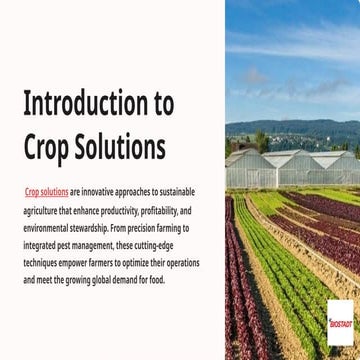 Introduction-to-Crop-Solutions.pptx...... | PPTX