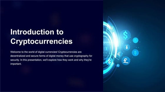 Presentation on cryptocurrency | PPT