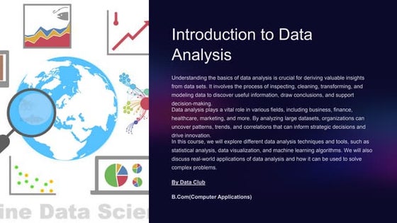 INTRODUCTION TO DATA - MARKET RESEARCH BBA | PPT