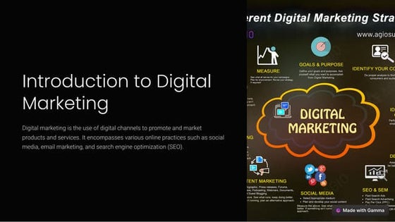 Digital Marketing Introduction and conclusion | PDF | Marketing and Advertising | Business