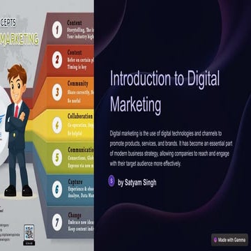 Grow Your Business Online: Introduction to Digital Marketing | PPT
