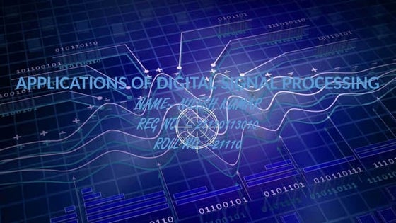DIGITAL SIGNAL PROCESSING | PPTX