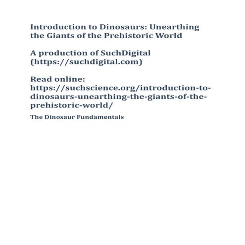 Dinosaurs ppt with info | PPT