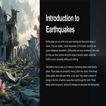 Introduction-to-Earthquakes.pptx environmental life science pdf | PPT